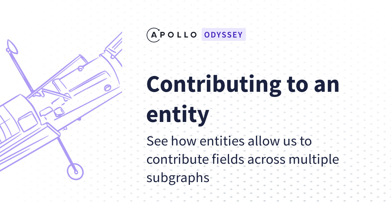 Contributing to an entity - GraphQL Tutorials